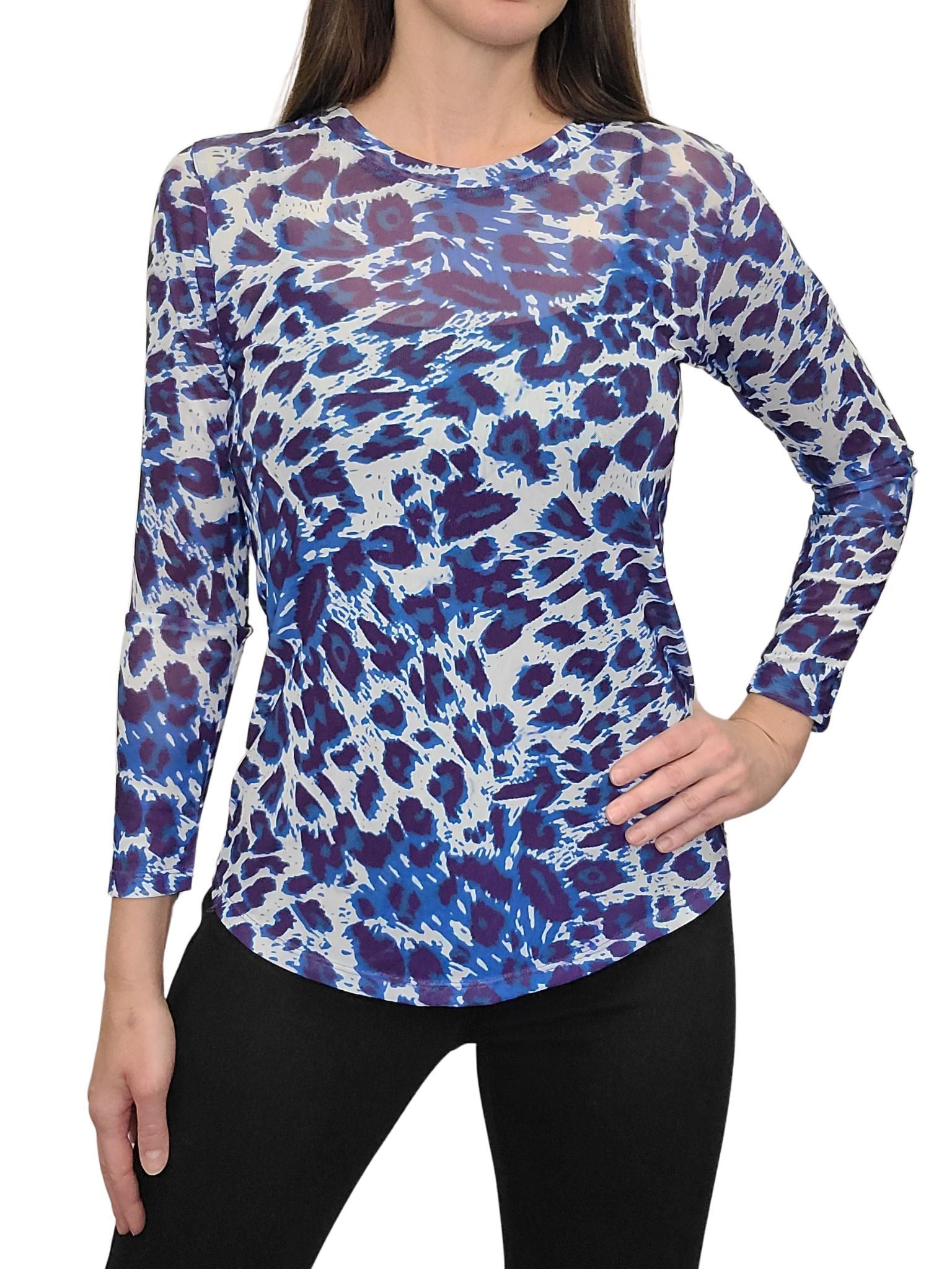 Long Sleeve Mesh 'Arctic' Tee – David Cline Online