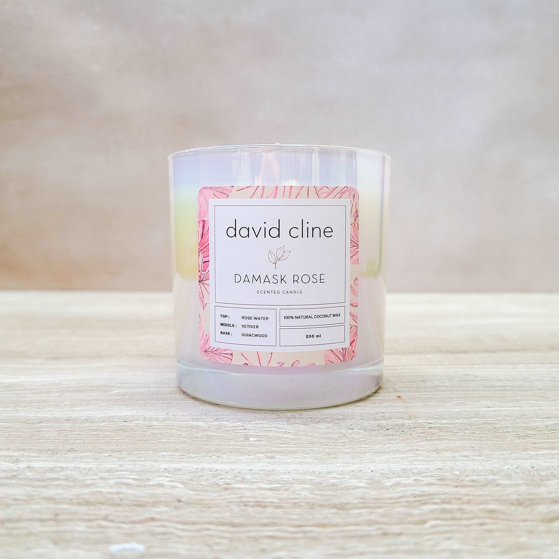 Damask Rose Candle 7 Oz – David Cline Online